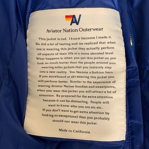 Aviator Nation | Jackets & Coats | Nwot Aviator Nation Windbreaker ...